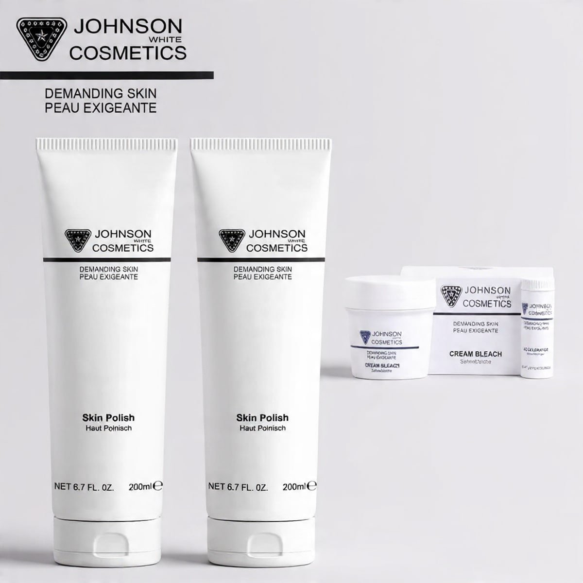 BUY 2 Johnson White Skin Polishes GET Bleach Cream (28gm) FREE ...