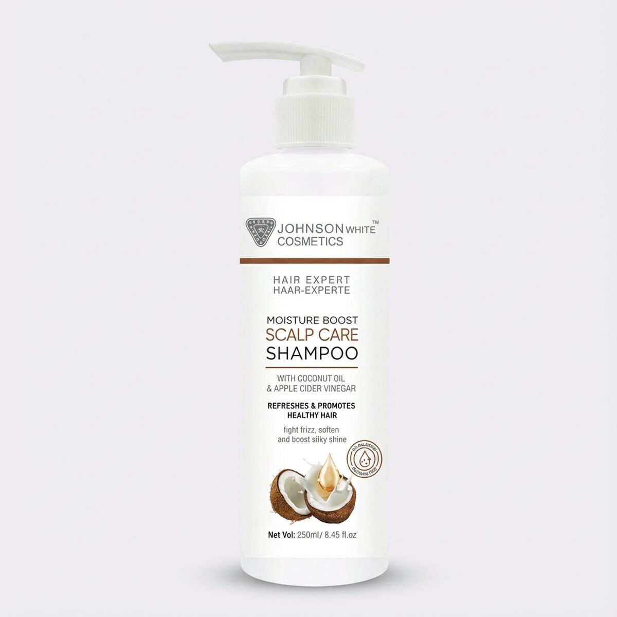 Johnson White Cosmetics Hair Expert Moisture Boost Scalp Shampoo (250ml ...